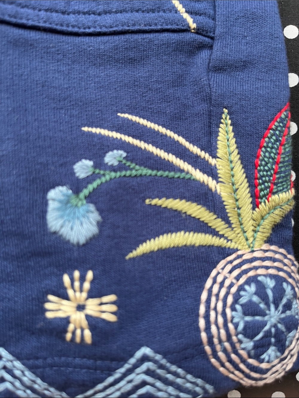 Johnny Was | Shorts | Johnny Was Embroidered French Terry Shorts | Poshmark